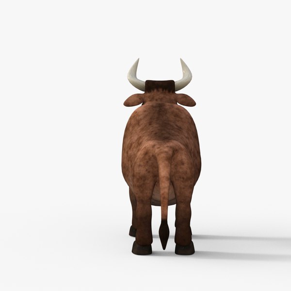 modelo 3d Toro de dibujos animados - TurboSquid 2143089