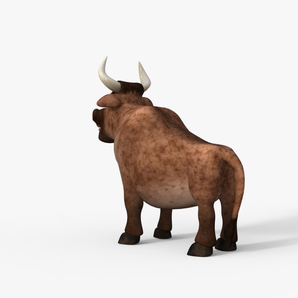 modelo 3d Toro de dibujos animados - TurboSquid 2143089