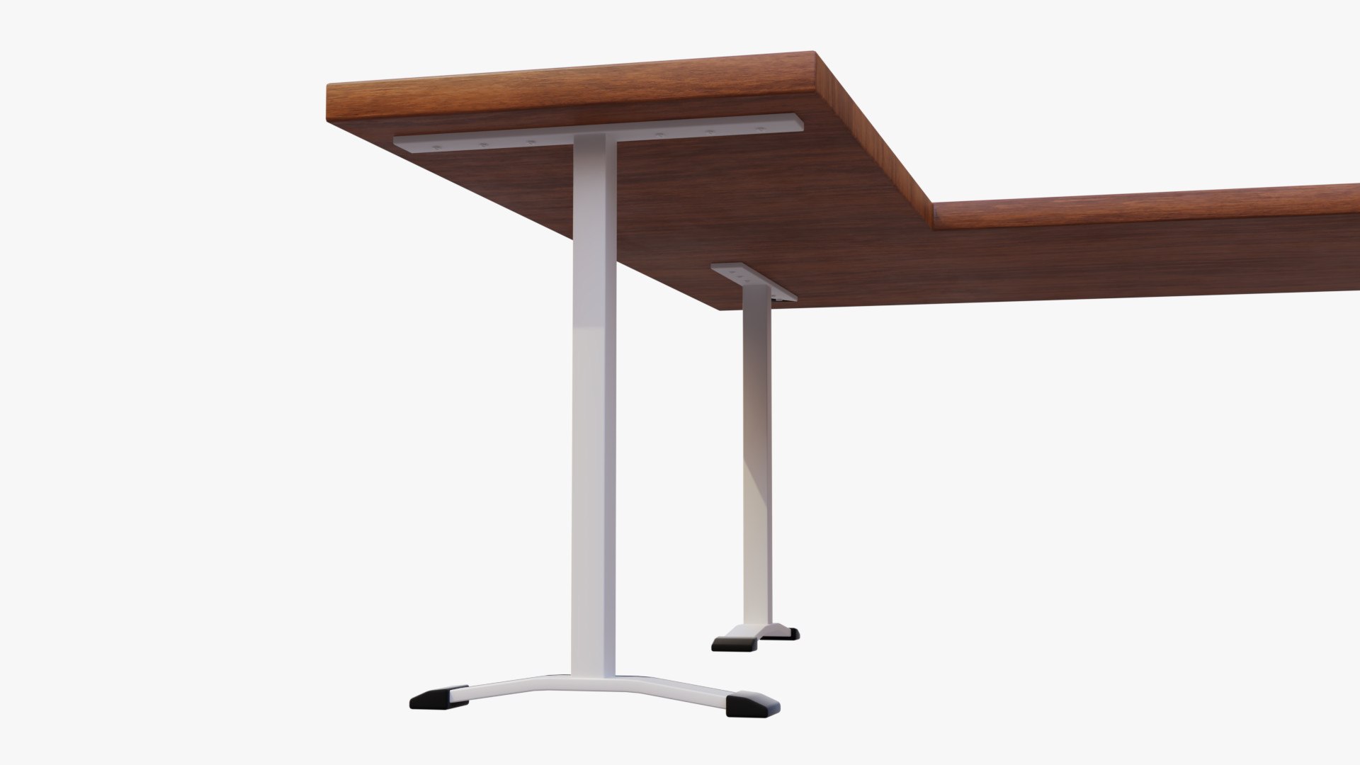 3D Desk Blender Wood Model - TurboSquid 1506757