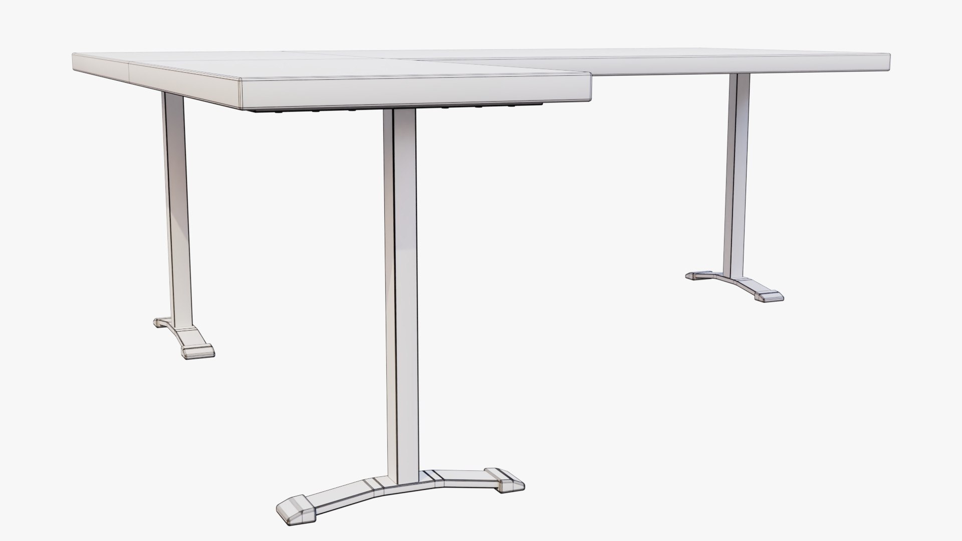 3D Desk Blender Wood Model - TurboSquid 1506757