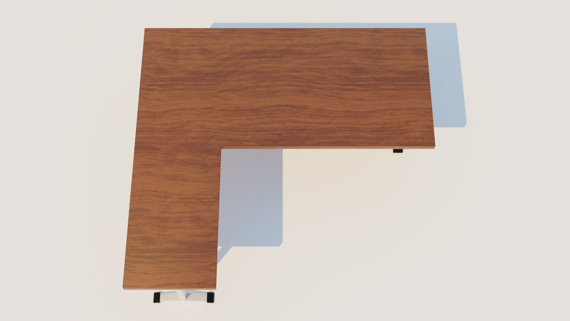 3D Desk Blender Wood Model - TurboSquid 1506757