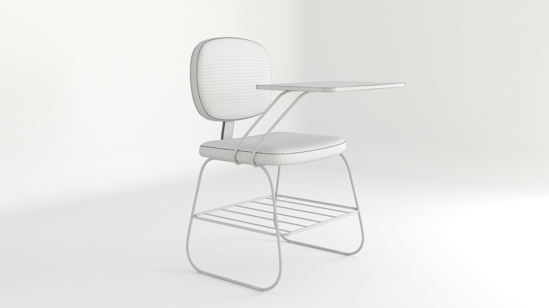 Free School Chair Model - TurboSquid 1303157