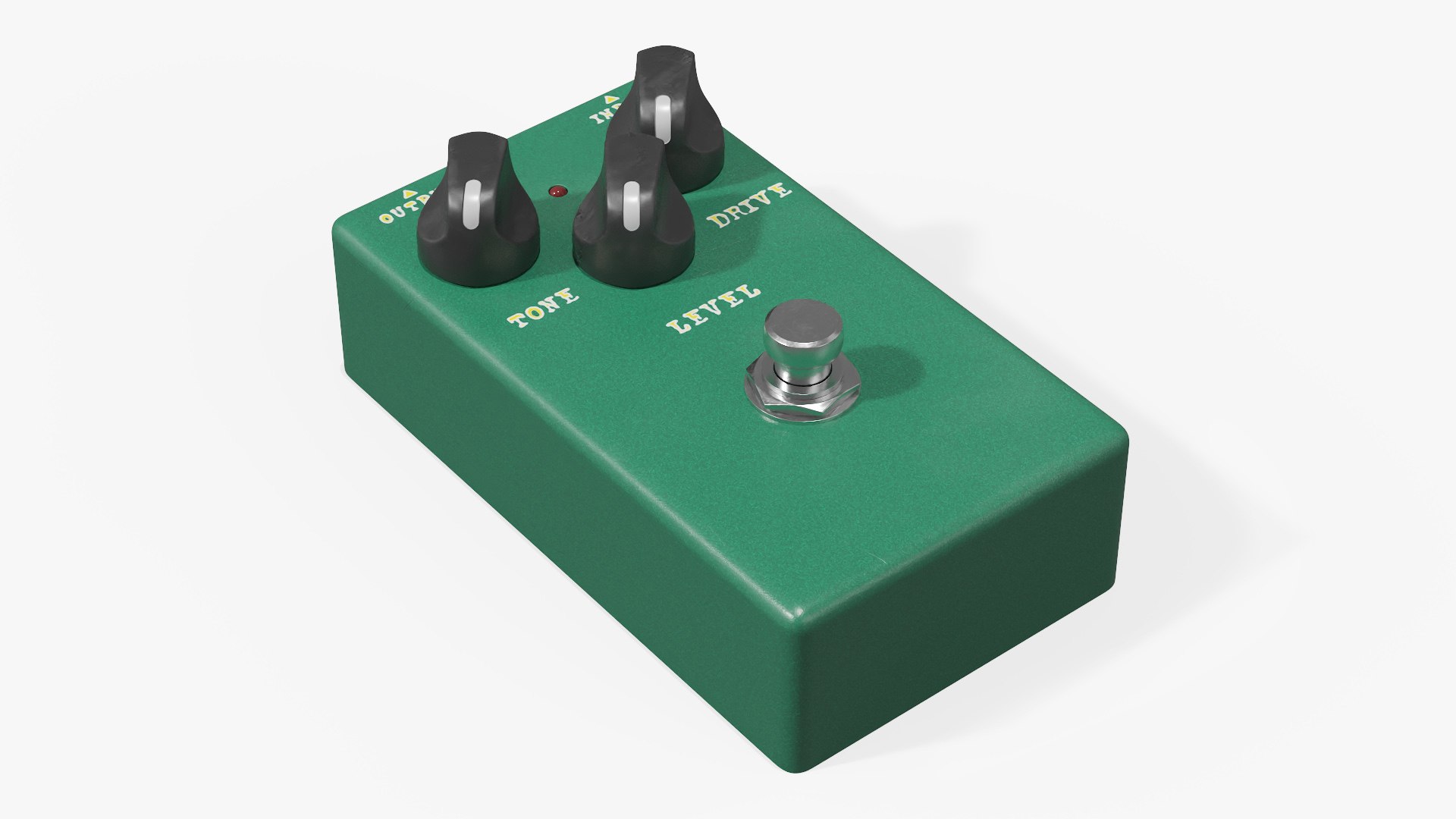 3D Overdrive Electric Guitar Effects Pedal - TurboSquid 2393014