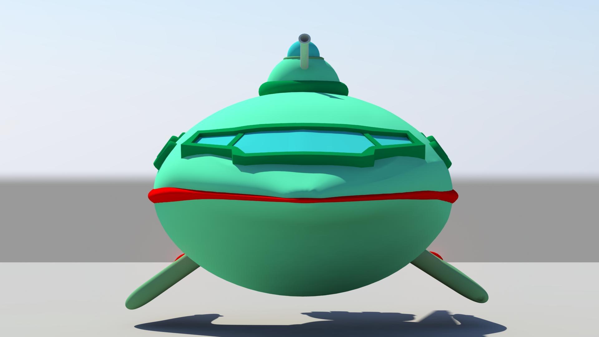 3d Planet Express Ship