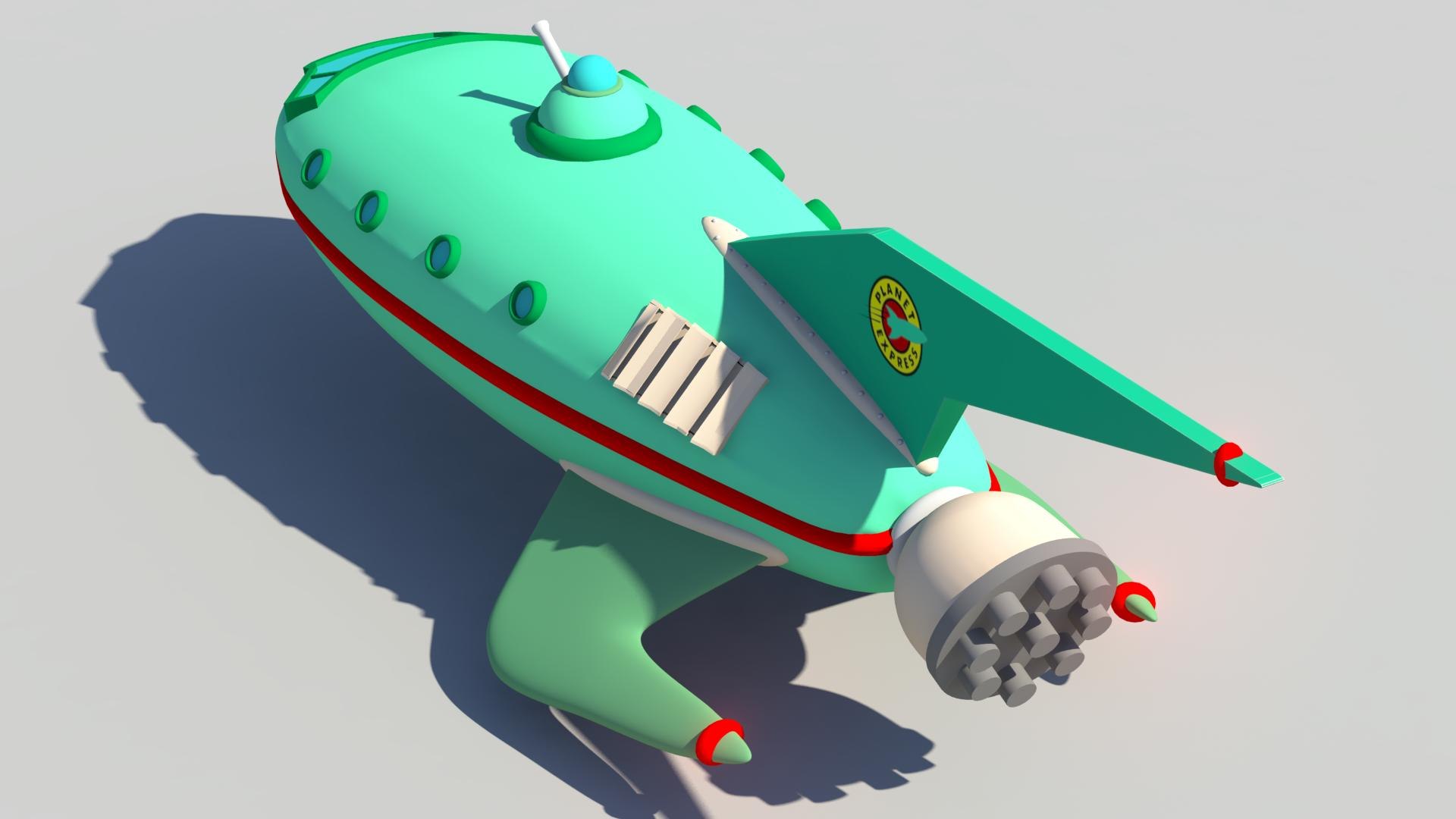 3d Planet Express Ship