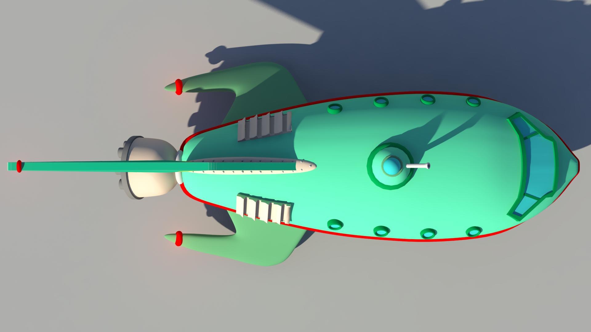 3d Planet Express Ship