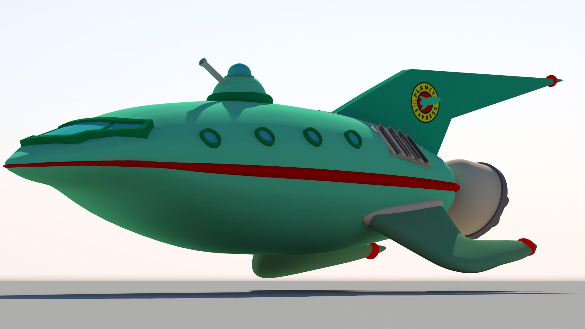 3d Planet Express Ship