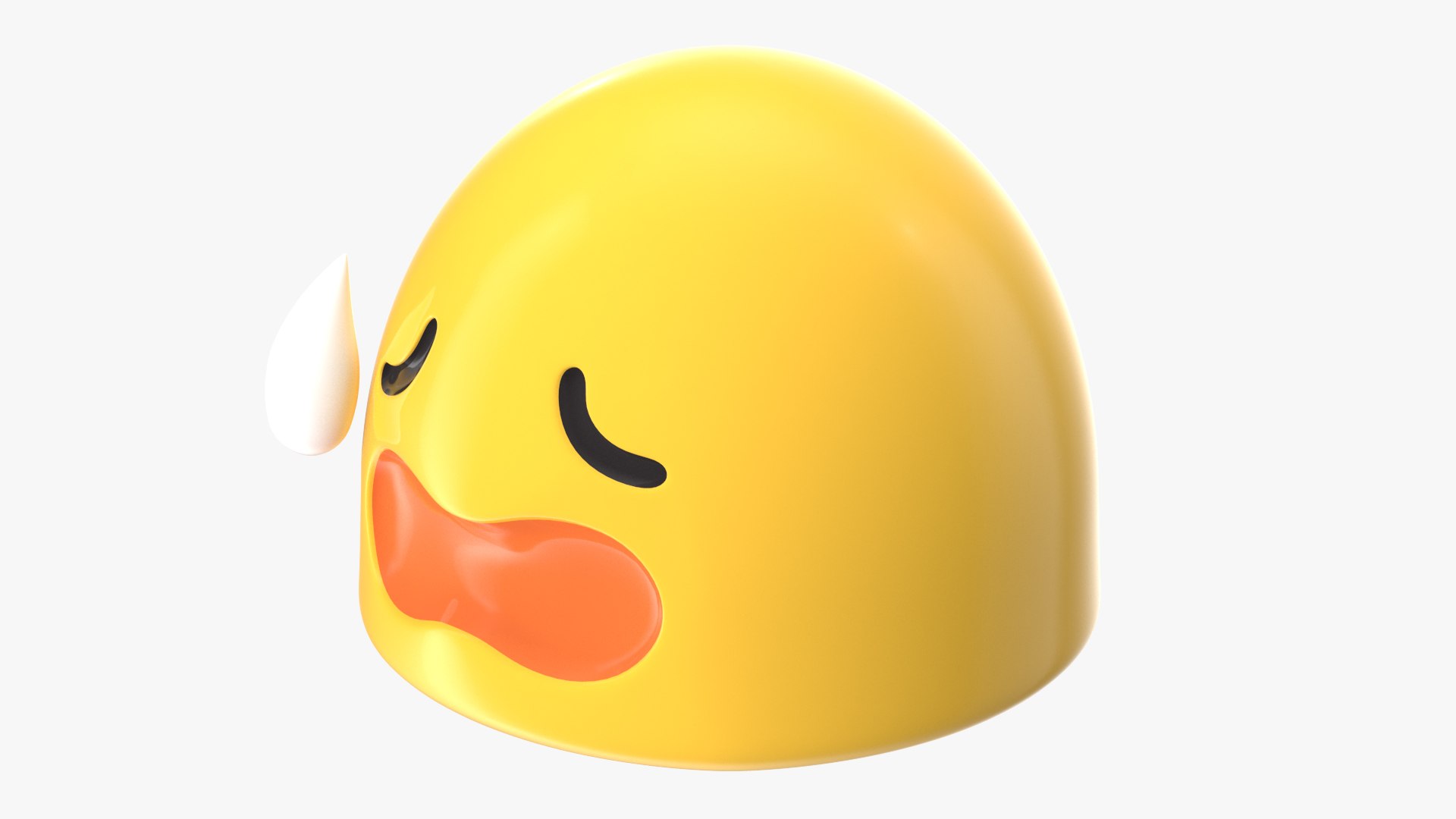 3D Model Tired Face Android Emoji - TurboSquid 1823743