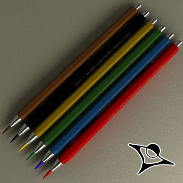 3d pencil model