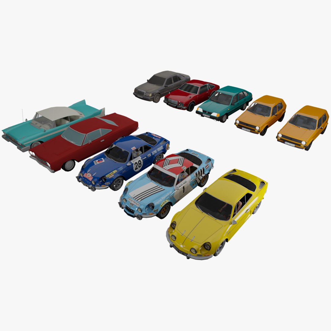 3D Cars Collection Pack - TurboSquid 2101985