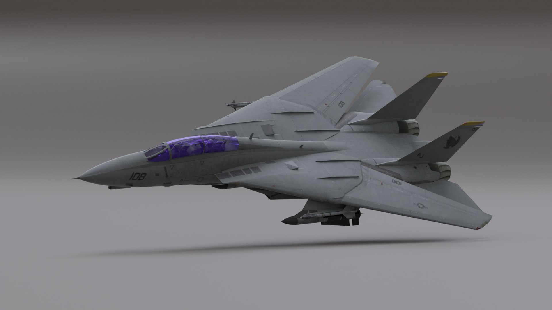 F-14 战斗机3D模型 - TurboSquid 2141072