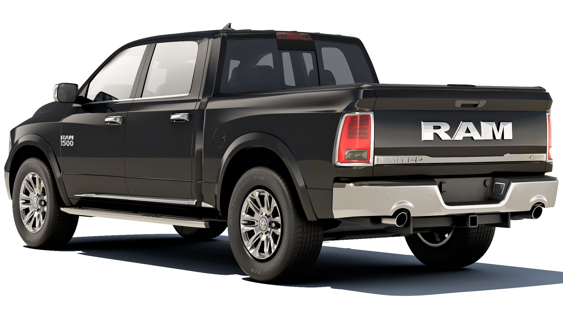 3D Model RAM 1500 Laramie Limited 2015 - TurboSquid 2218908