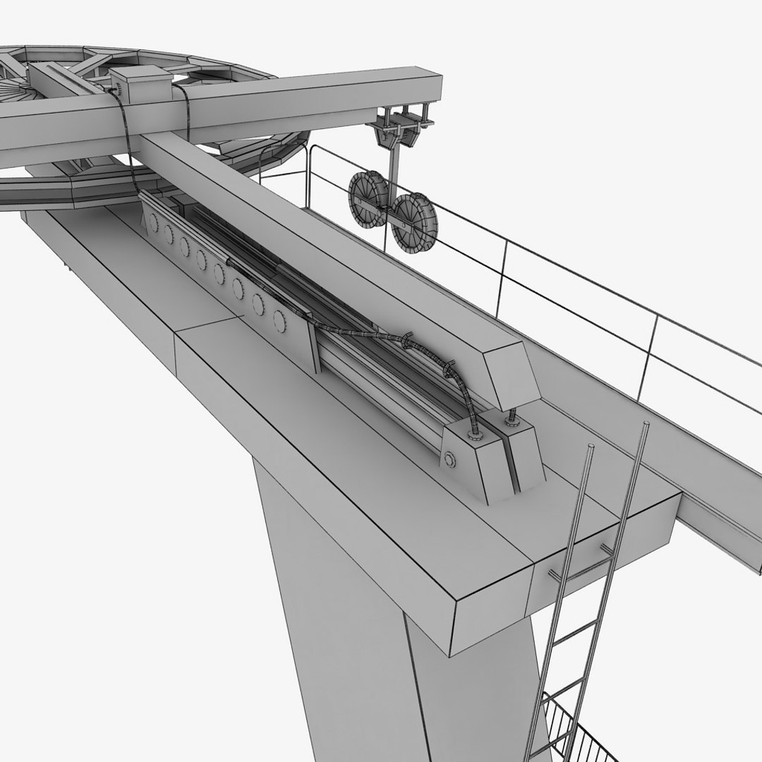 Ski Lift 3d Model