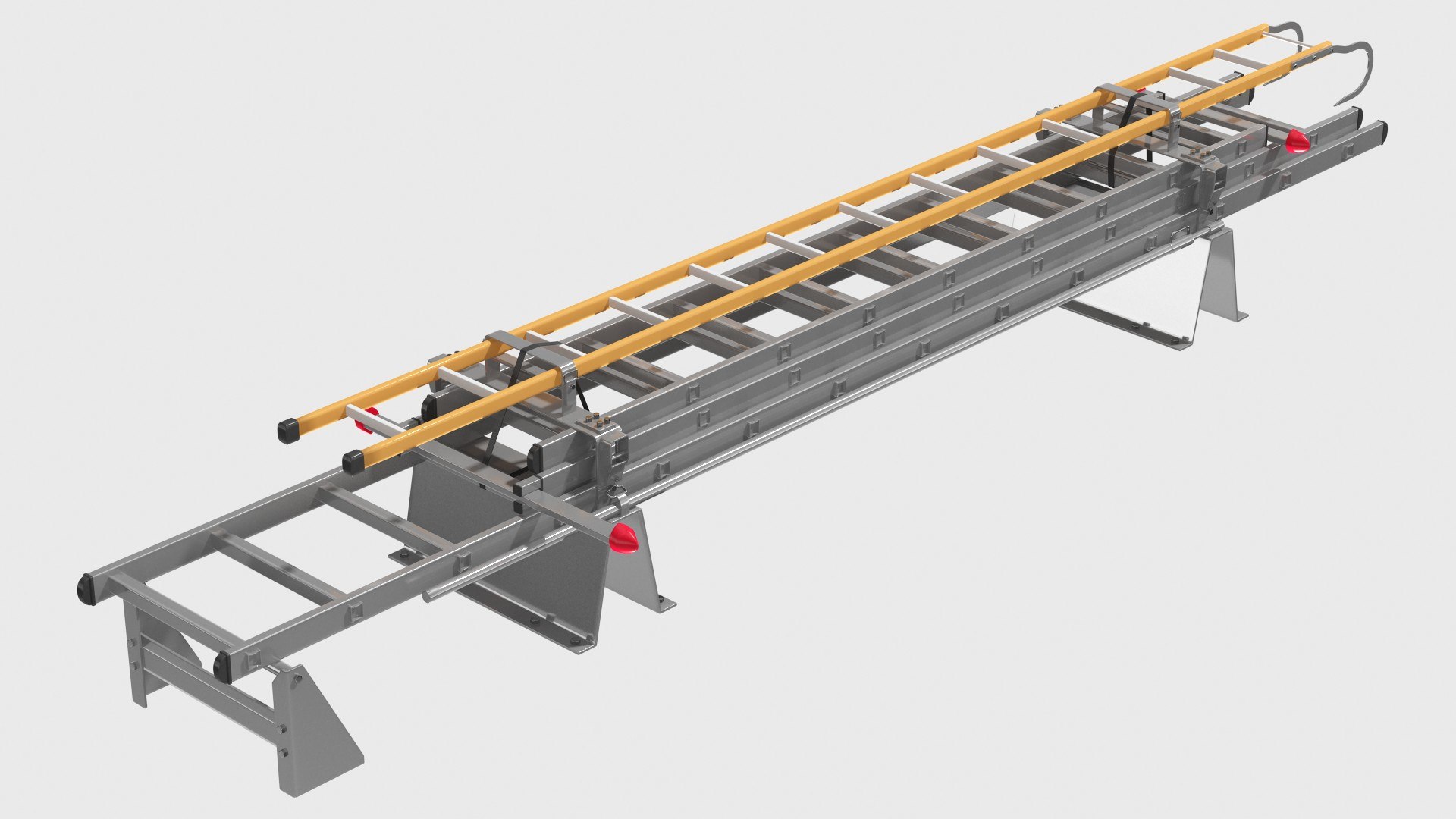 3D Folded Ladder Model - TurboSquid 1681329
