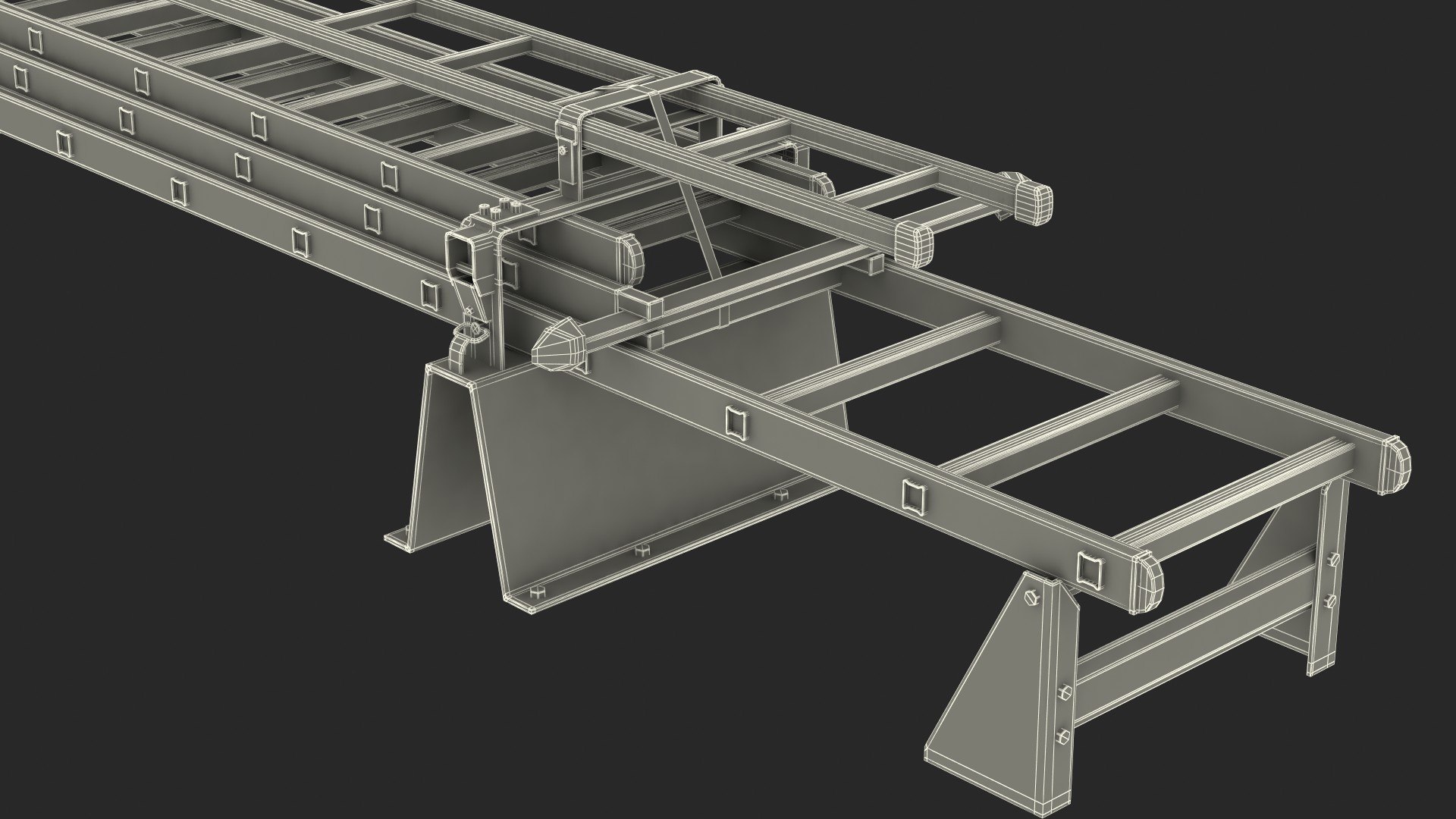 3D folded ladder model - TurboSquid 1681329