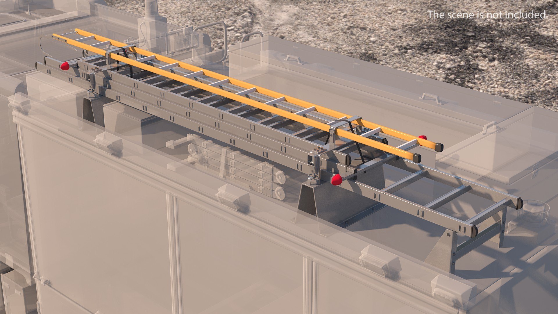 3D Folded Ladder Model - TurboSquid 1681329