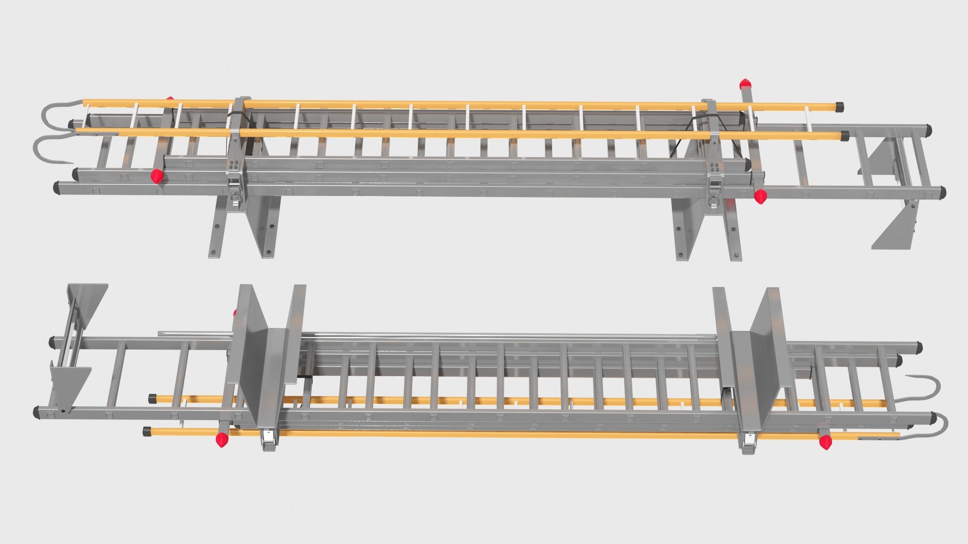 3D Folded Ladder Model - TurboSquid 1681329