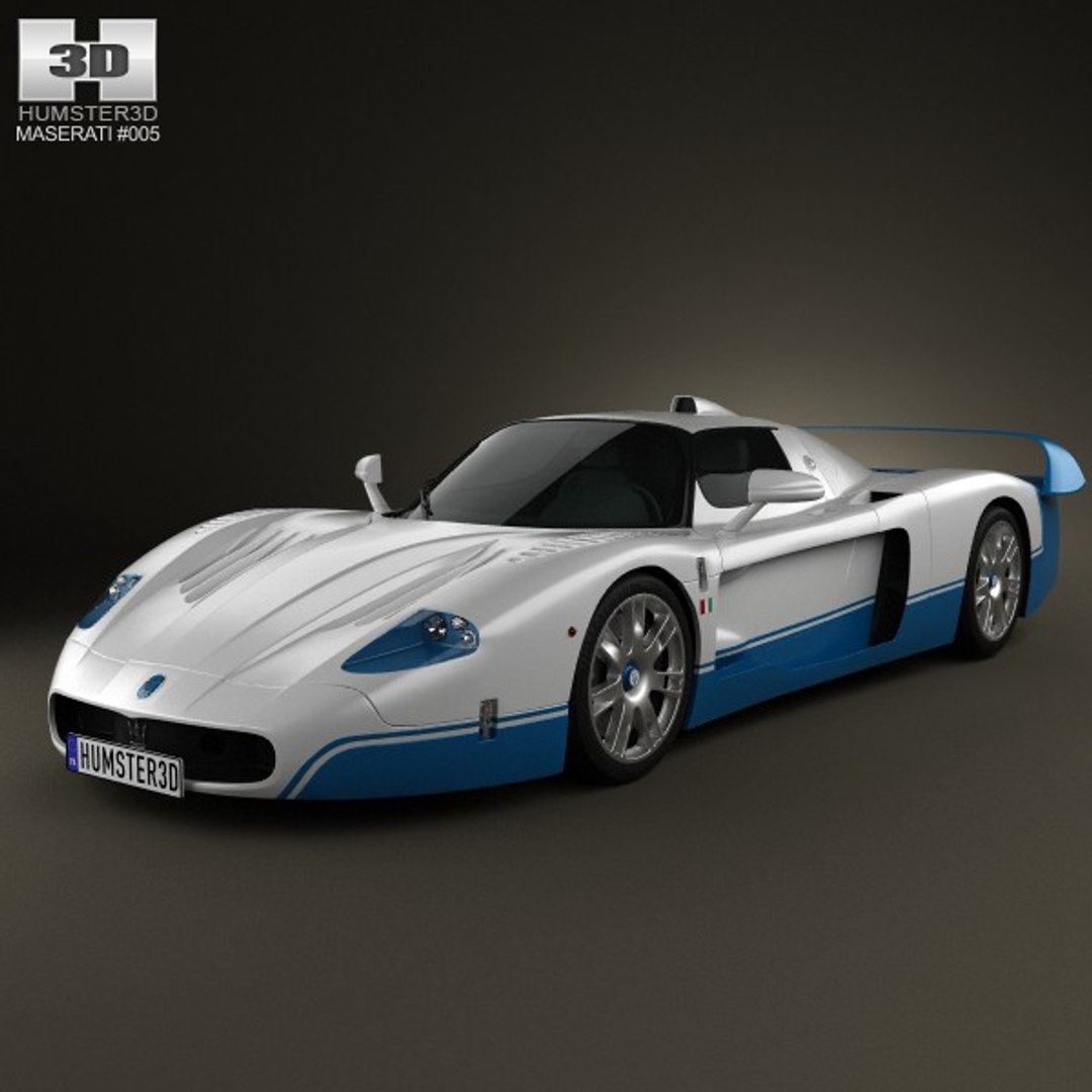 3d maserati mc12 model