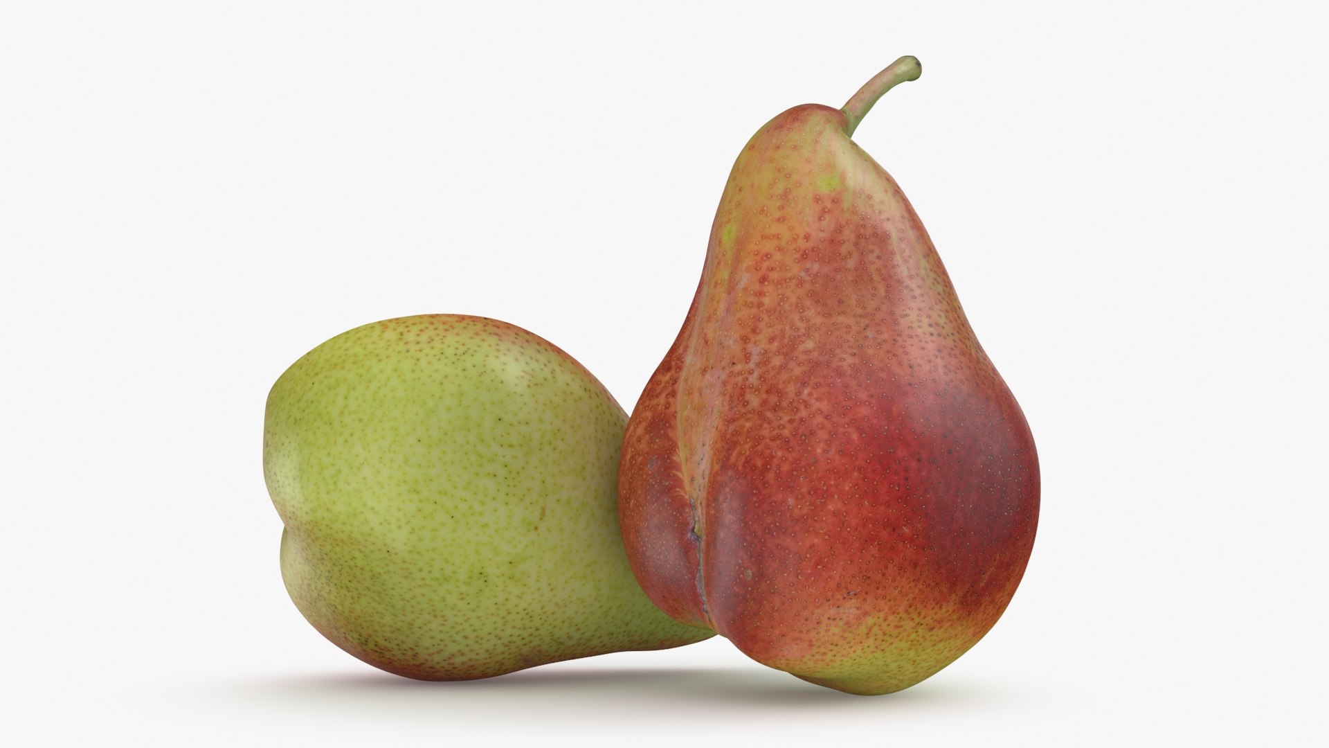 Forelle Pear Whole Half 3D Model - TurboSquid 2178679