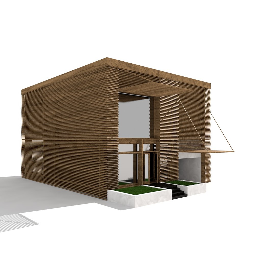 Lath House 3d Model