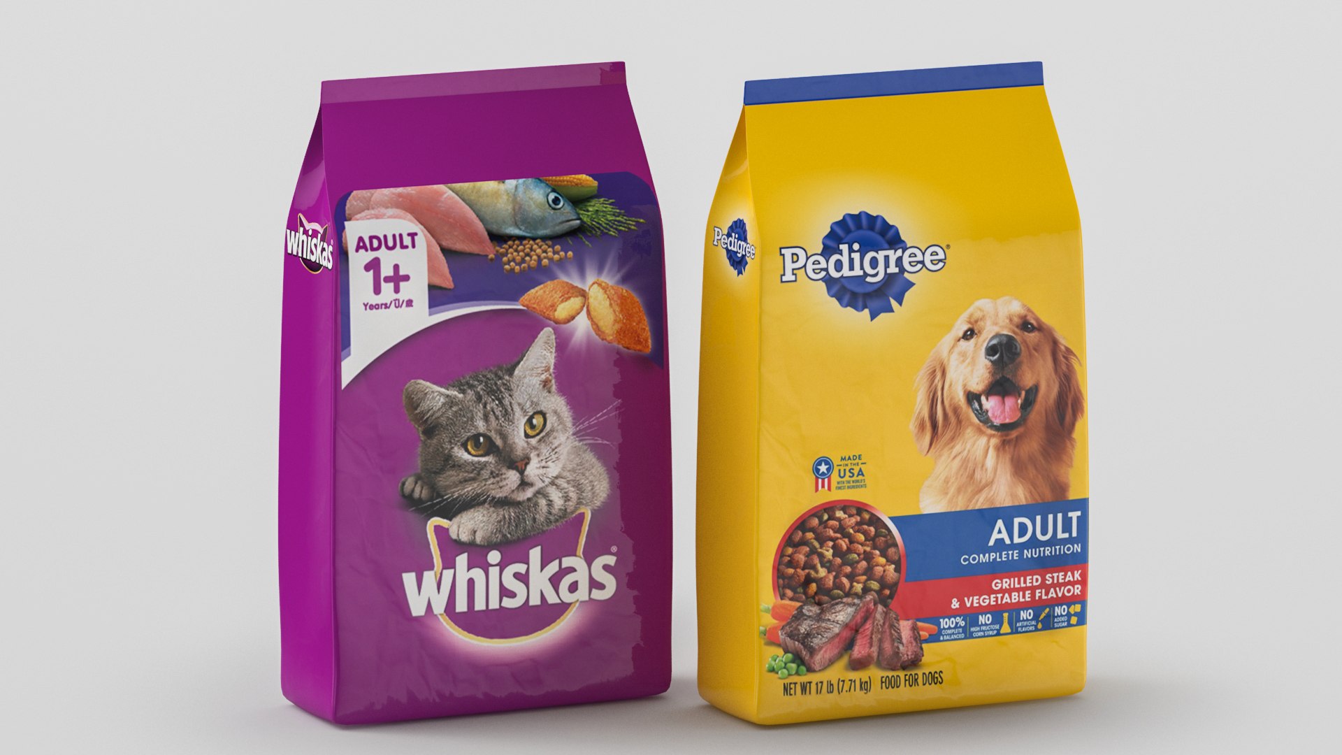 Pet Food Set 3D - TurboSquid 1808705