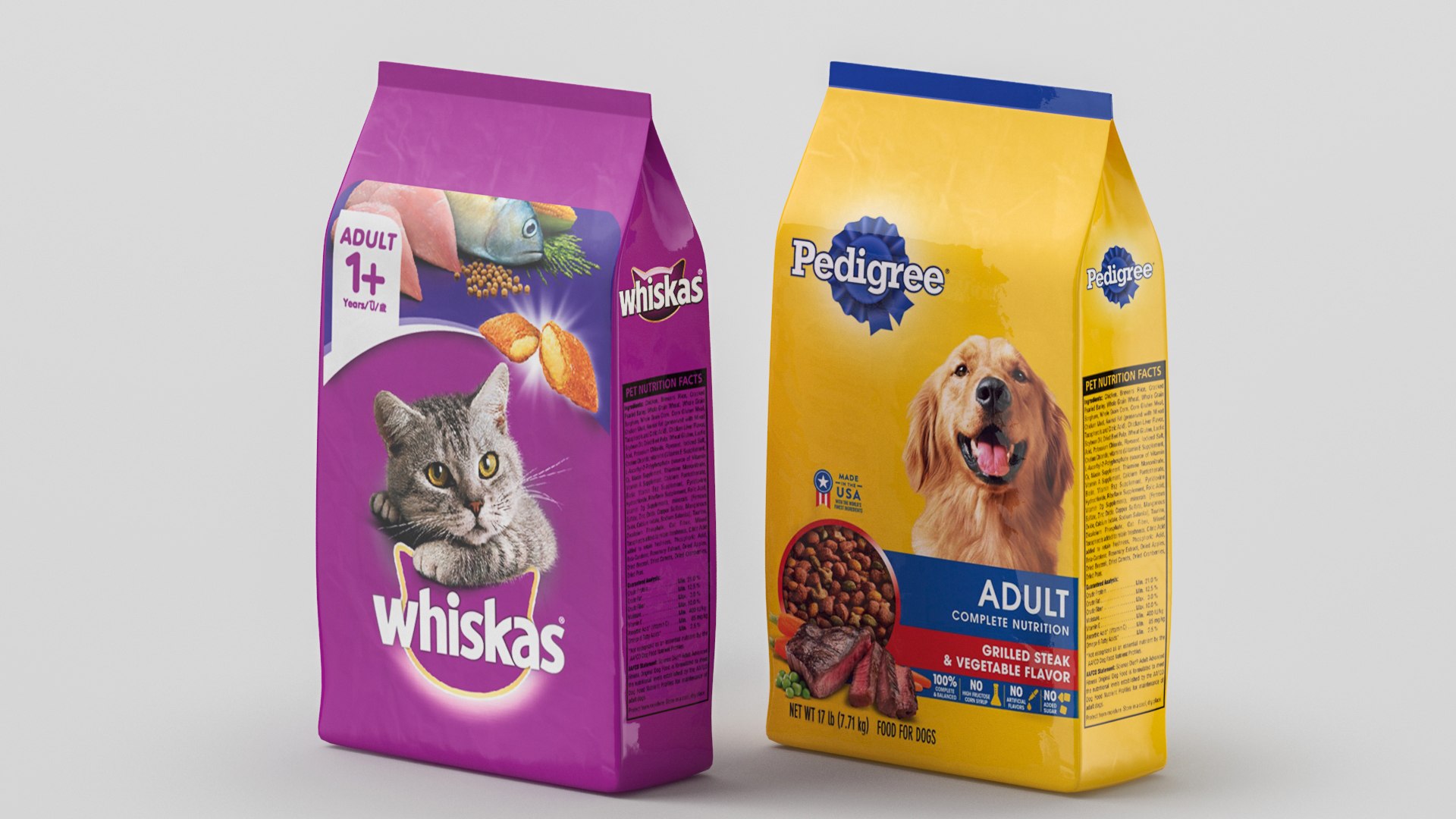 Pet Food Set 3D - TurboSquid 1808705