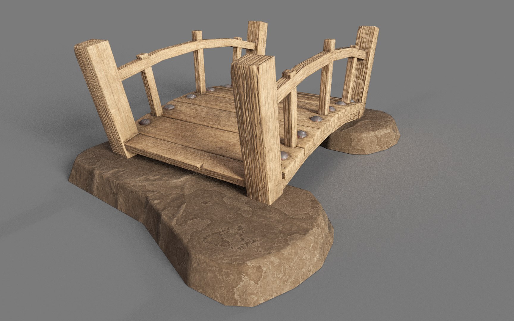 3D Stylized Bridge - TurboSquid 1581535