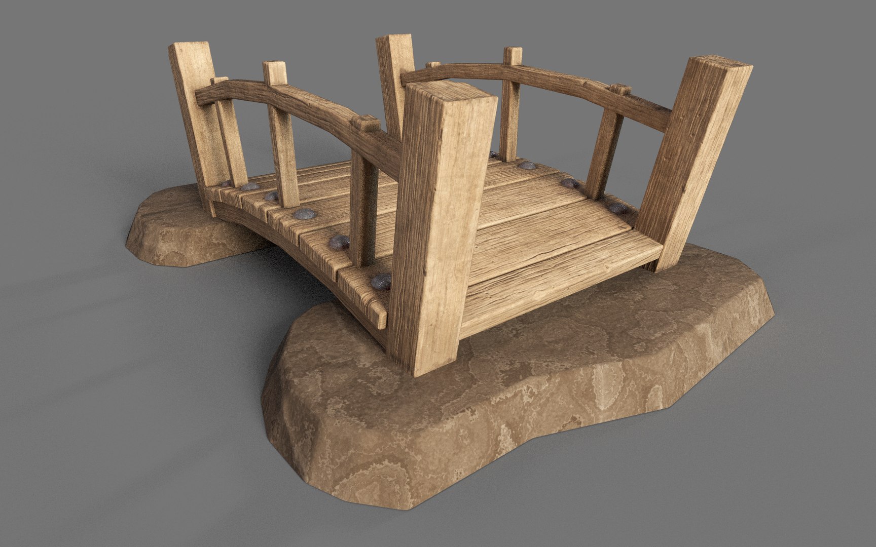 3D Stylized Bridge - TurboSquid 1581535