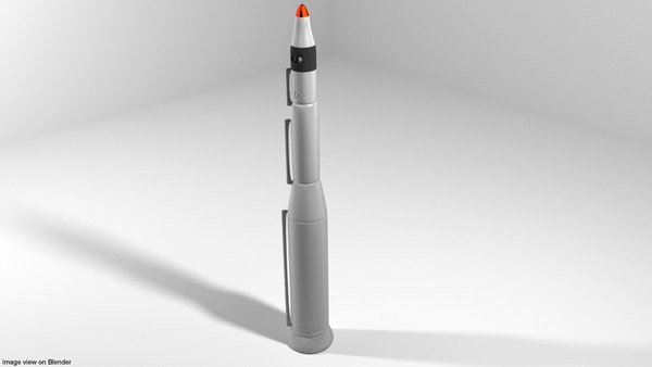 rocket launcher warhead 3d model