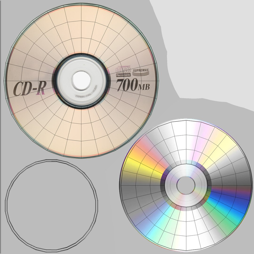 3D CD Compact Disc Model - TurboSquid 1852508