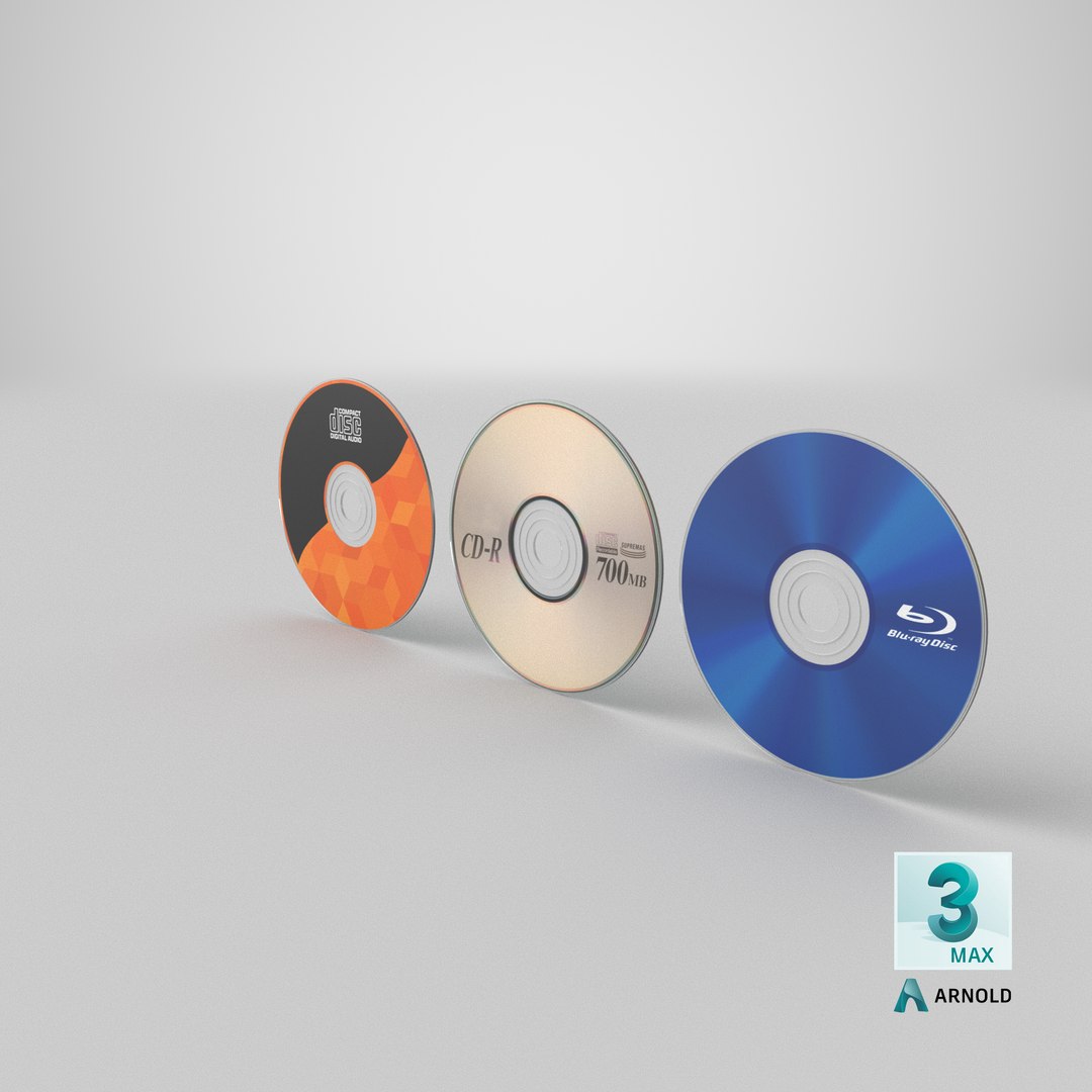 3D CD Compact Disc Model - TurboSquid 1852508