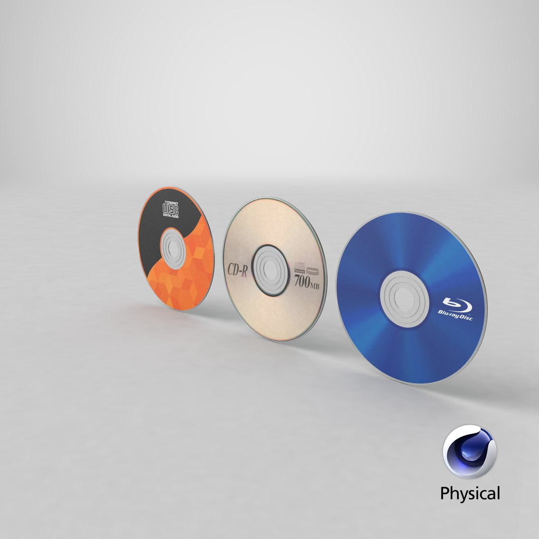 3D CD Compact Disc Model - TurboSquid 1852508