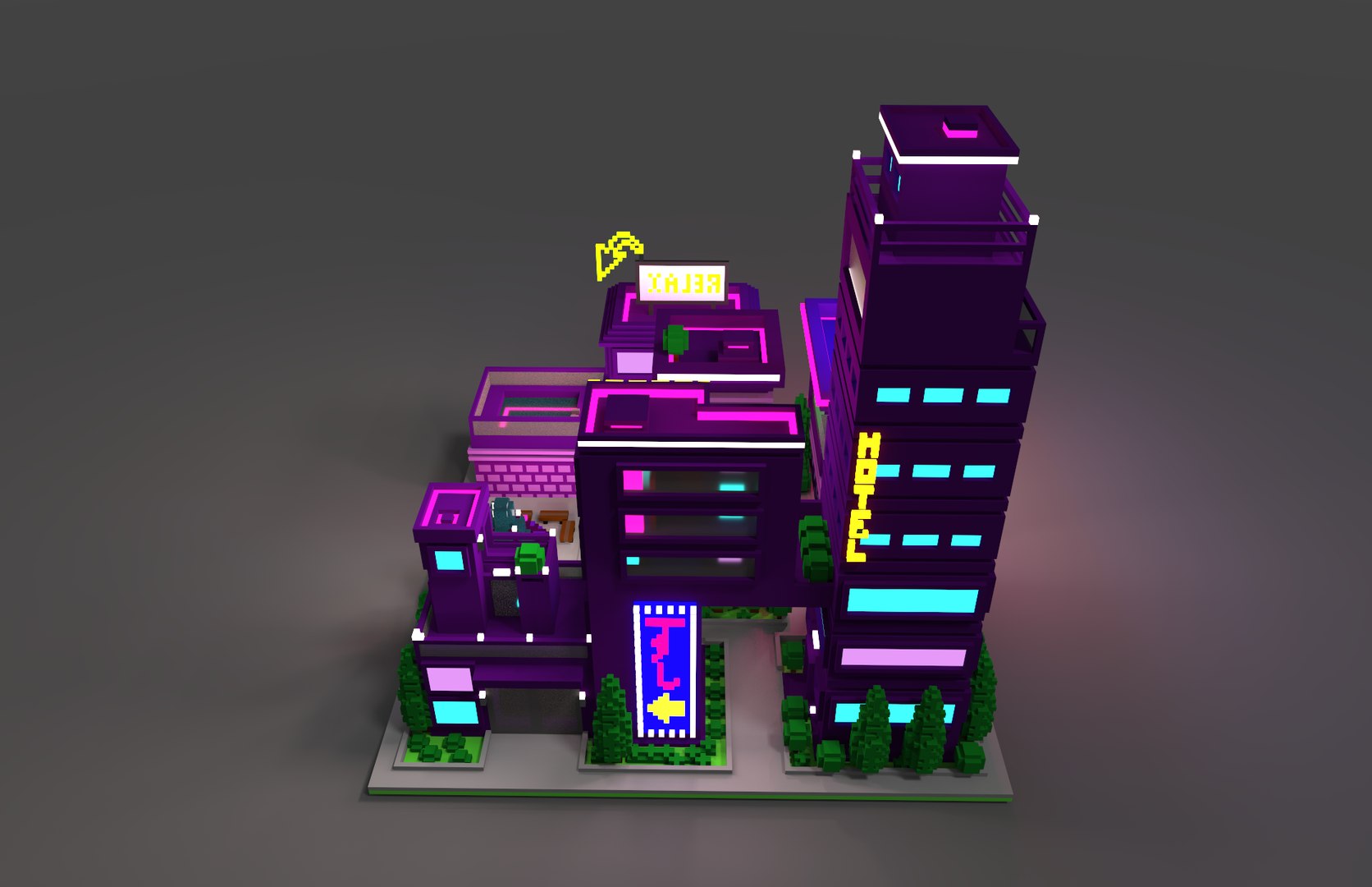 Voxel 3D Model - TurboSquid 1397615