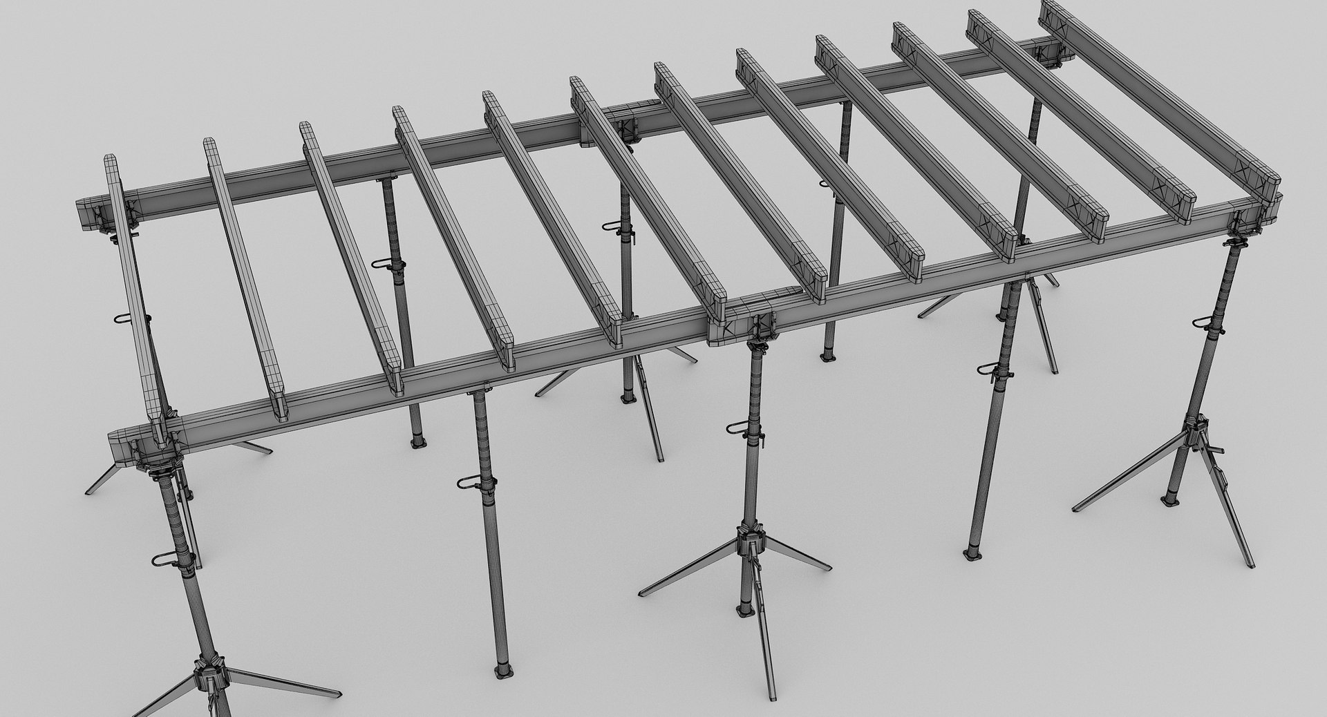 3D Horizontal Formwork Model - TurboSquid 1210349