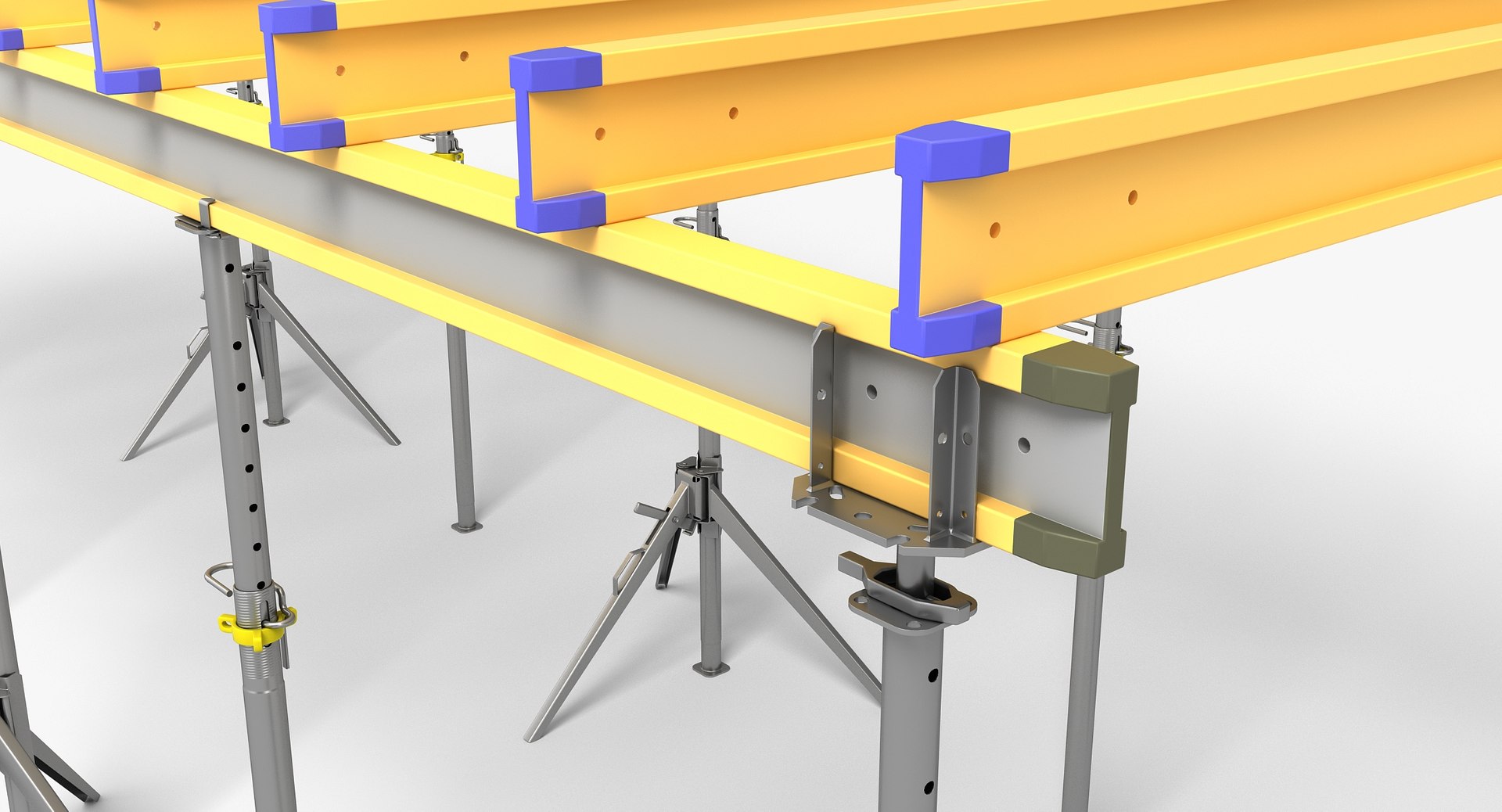 3D Horizontal Formwork Model - TurboSquid 1210349