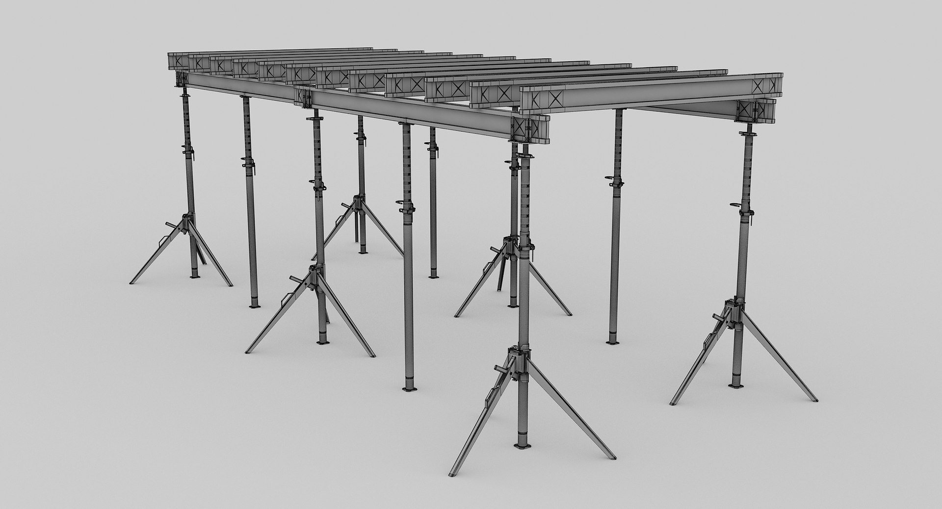 3D Horizontal Formwork Model - TurboSquid 1210349