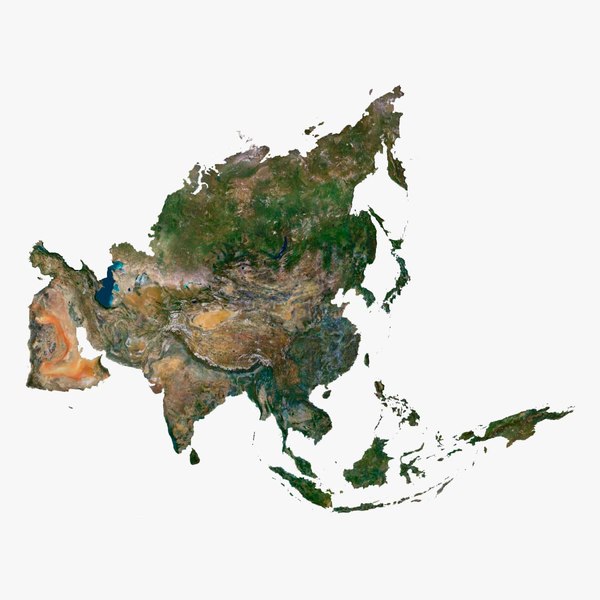 Asia Terrain 3D Map3D模型 - TurboSquid 2099702