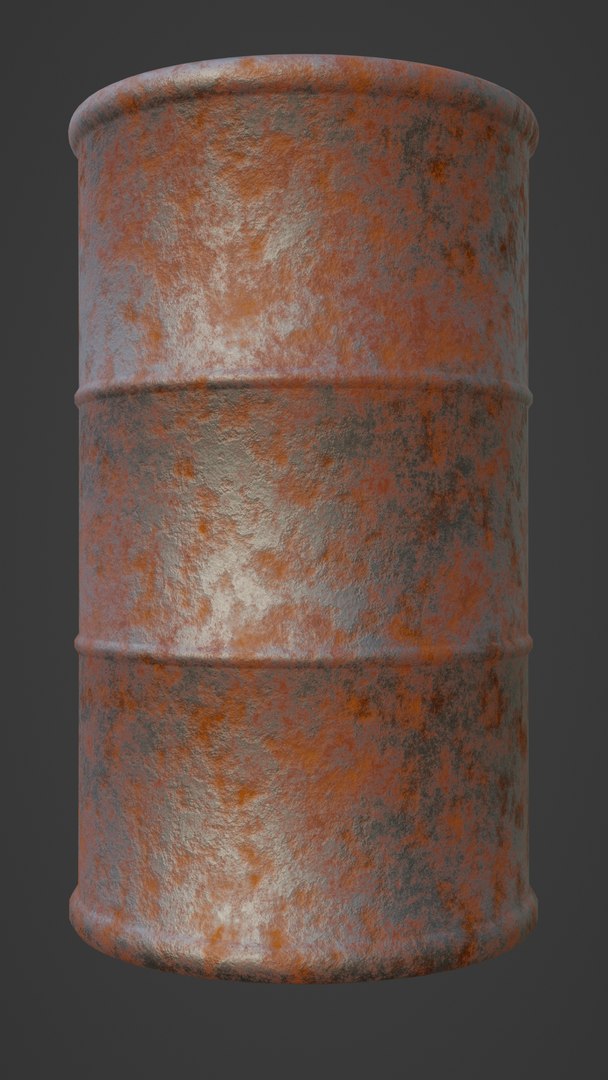 3D Rusty Metal Barrels model - TurboSquid 1900022