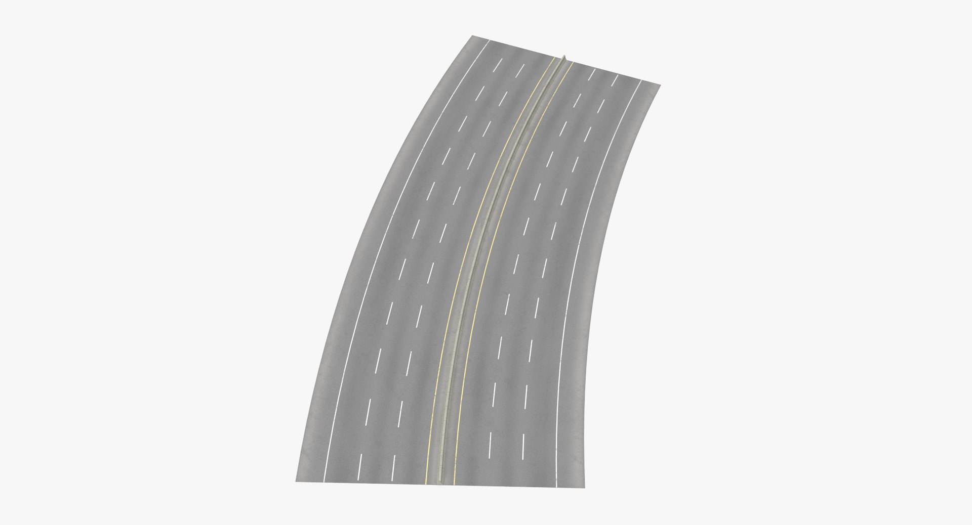 6 lane highway 22 3d model