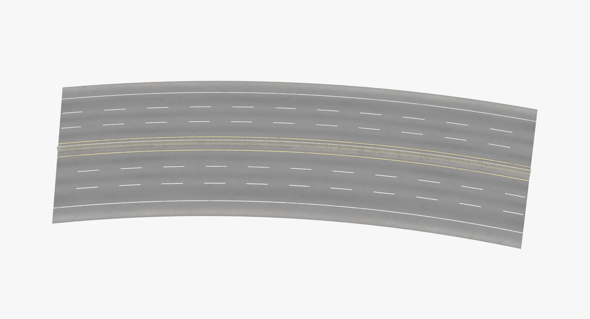 6 lane highway 22 3d model