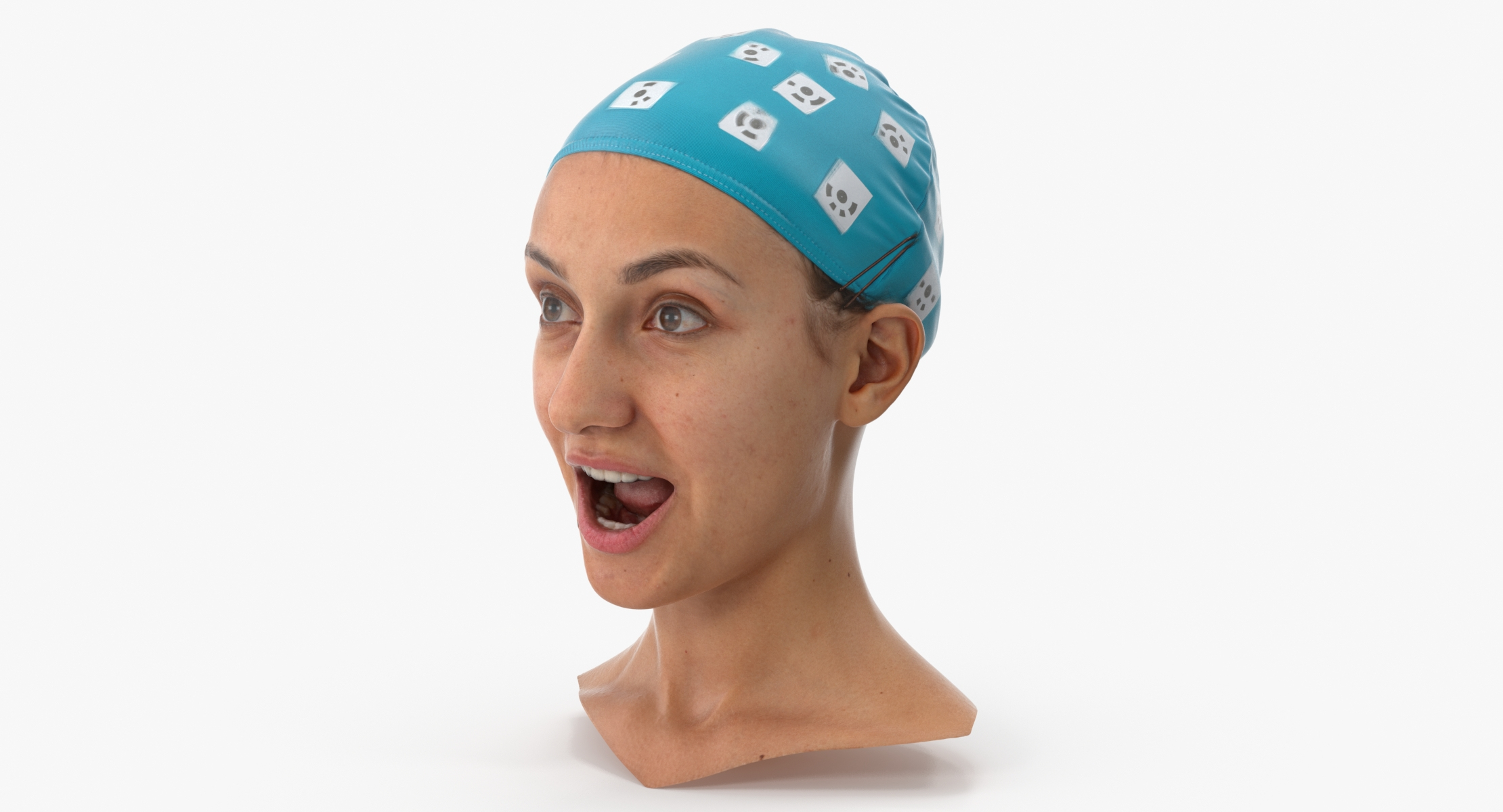 Joy Human Head Surprise Clean Scan 3D-Modell - TurboSquid 1723078