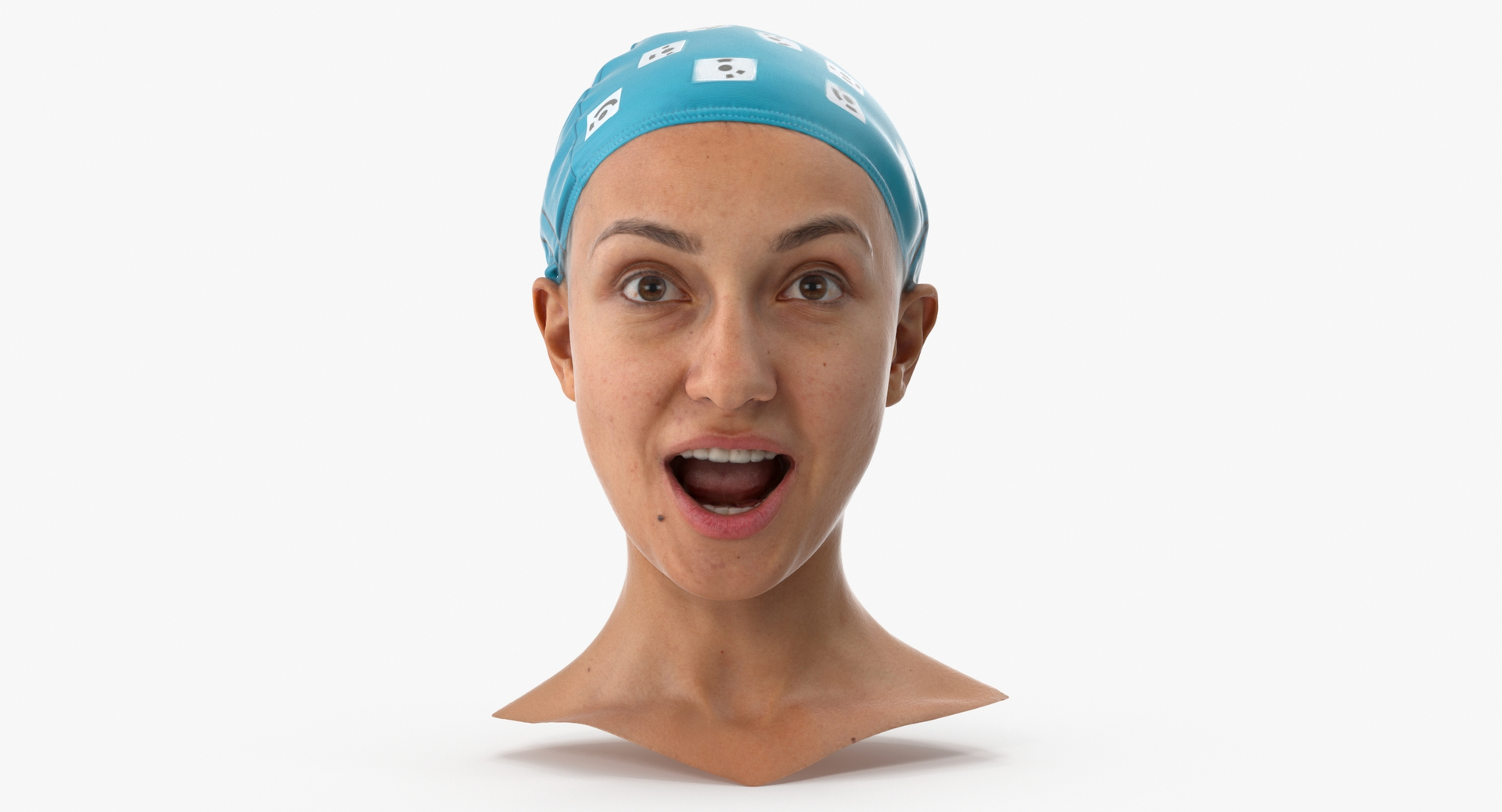 3D Joy Human Head Surprise Clean Scan Model - TurboSquid 1723078