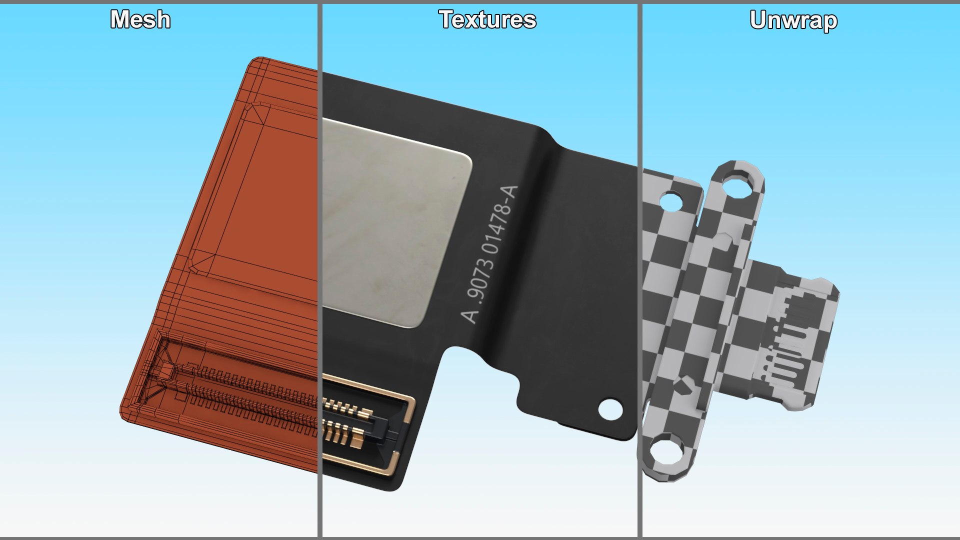 3D 12 9 IPad Pro USB C Port Module Model - TurboSquid 2194191