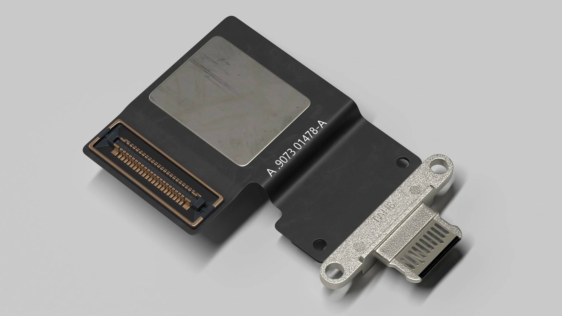 3D 12 9 IPad Pro USB C Port Module Model - TurboSquid 2194191