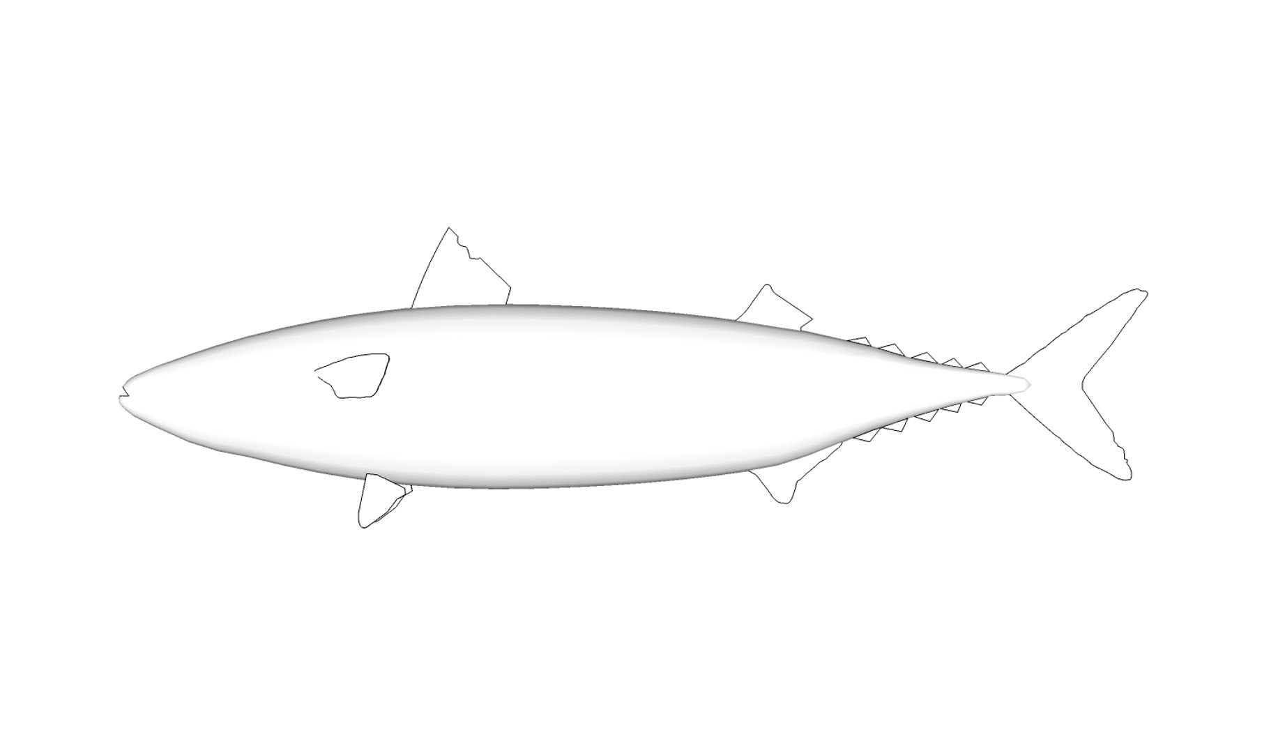 Mackerel Fish 3D Model - TurboSquid 1328893
