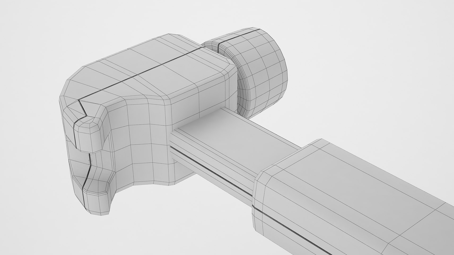 Plastic Toy Hammer 06 3D model - TurboSquid 1784236