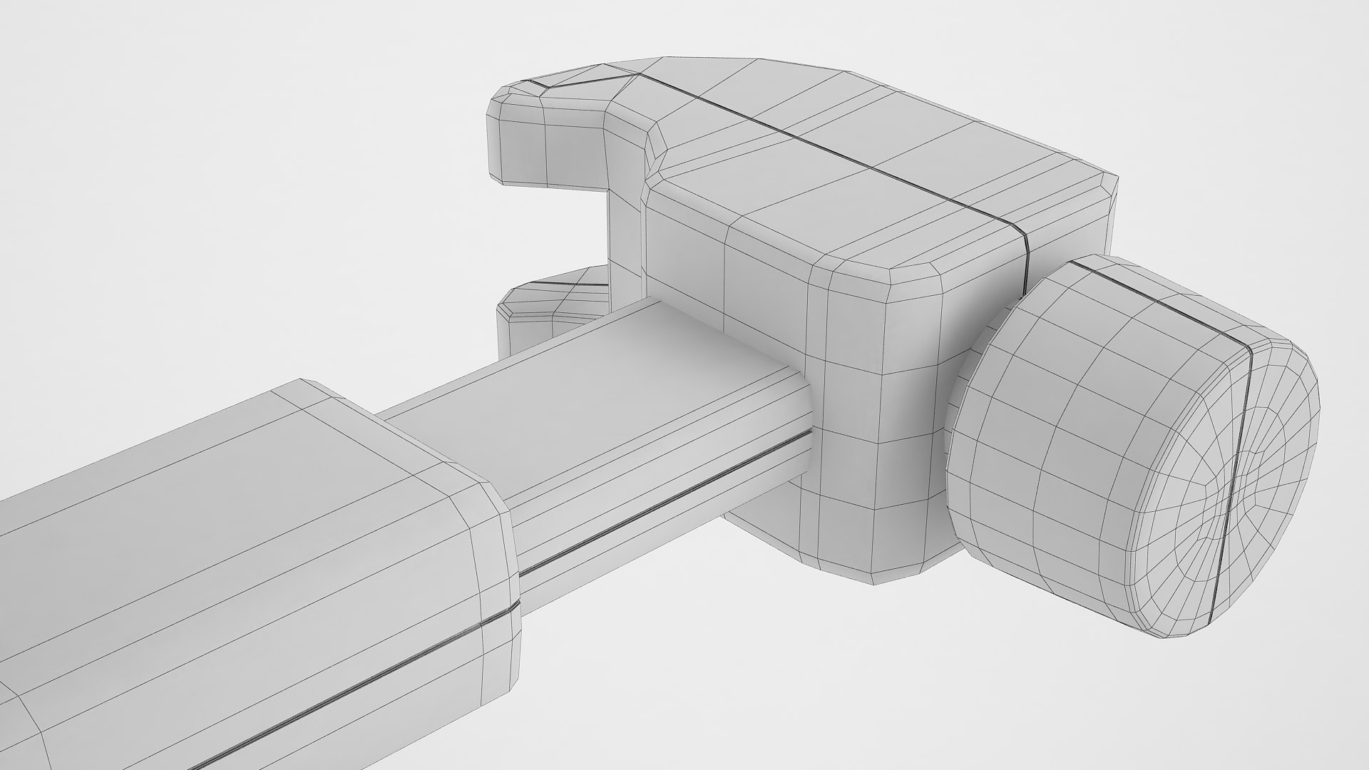 Plastic Toy Hammer 06 3D model - TurboSquid 1784236