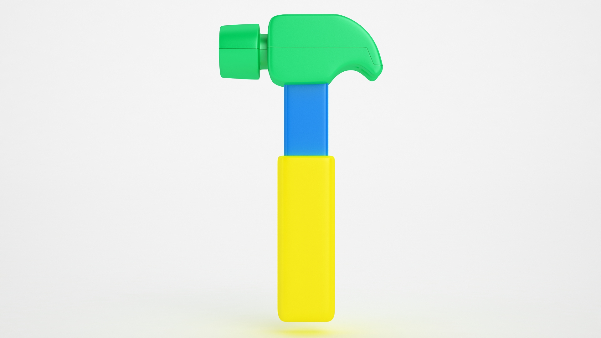 Plastic Toy Hammer 06 3D model - TurboSquid 1784236