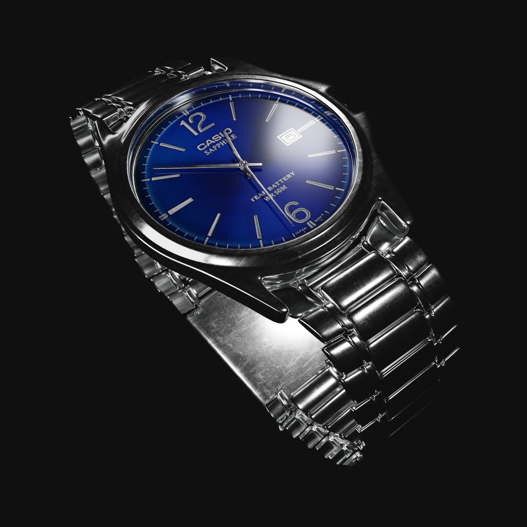 3d Casio Mtp 1239d 2a Model Turbosquid 2190988