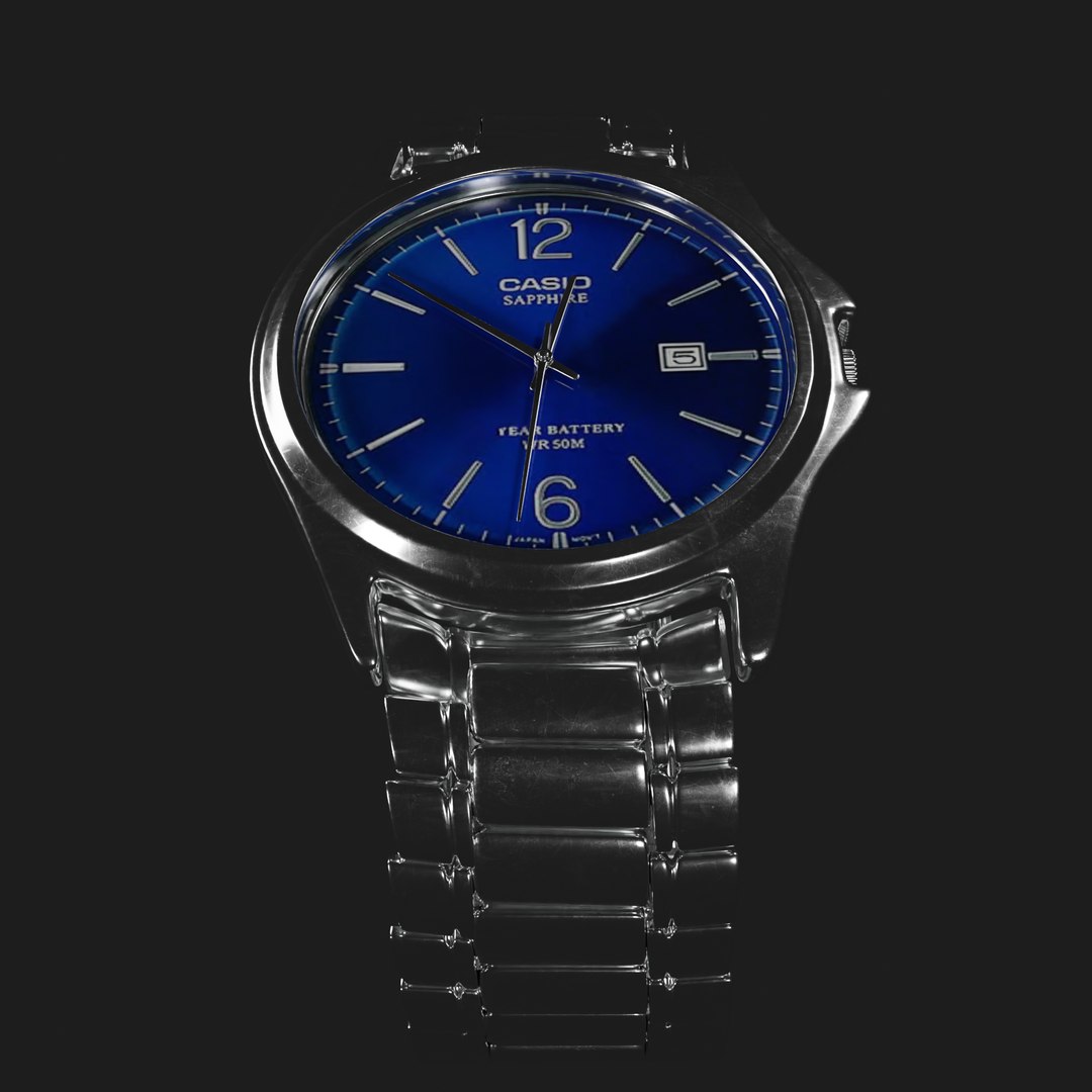 3d Casio Mtp 1239d 2a Model Turbosquid 2190988